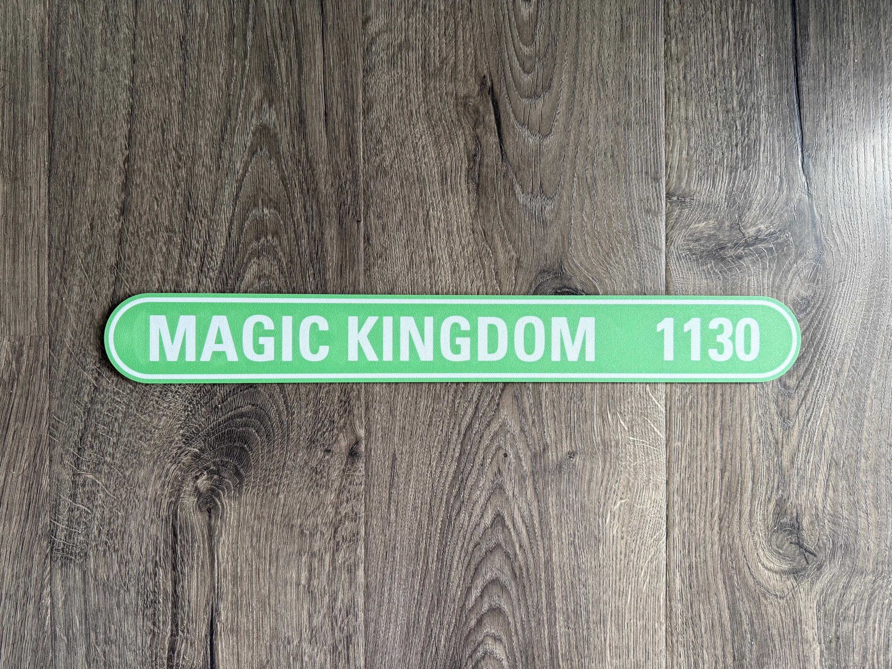 Custom Disney Mileage Sign – Personalized 3D Printed Road Sign to Magi ...